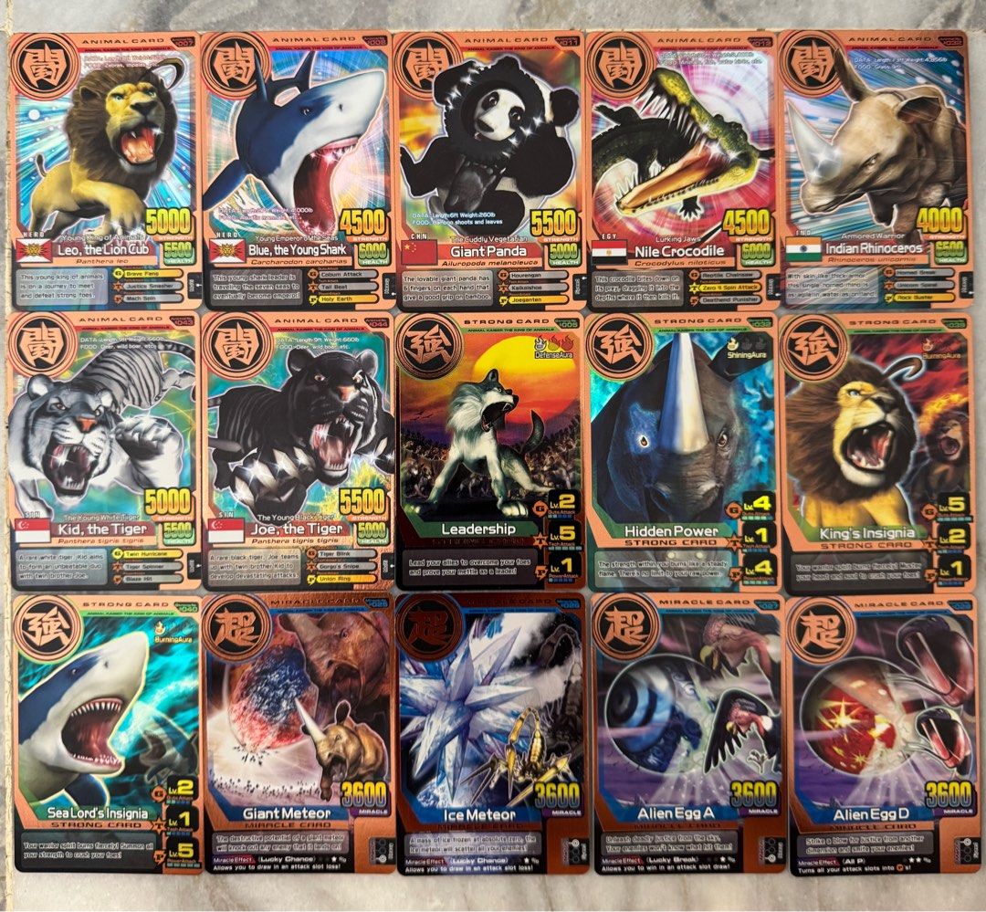 Animal Kaiser Plus Version 2 Full Set Gold Silver Bronze, Hobbies ...