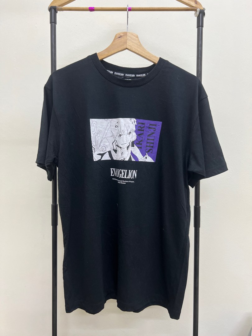Anime Eva evangelion Neon Genesis Tshirt, Men's Fashion, Tops & Sets ...