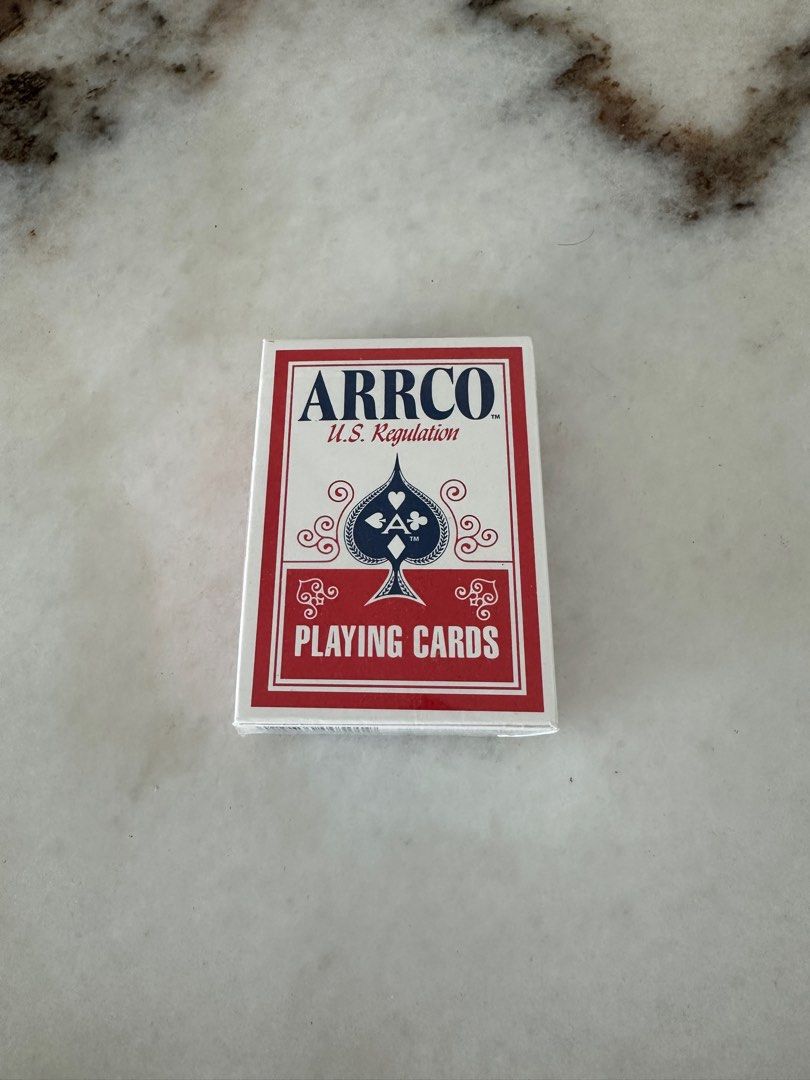 ARRCO Playing Cards, Hobbies & Toys, Toys & Games on Carousell