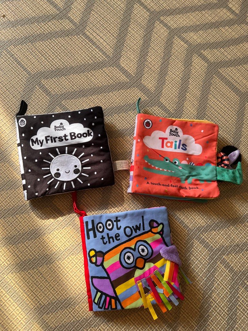 Baby Touch Cloth Books Set, Hobbies & Toys, Books & Magazines, Children ...