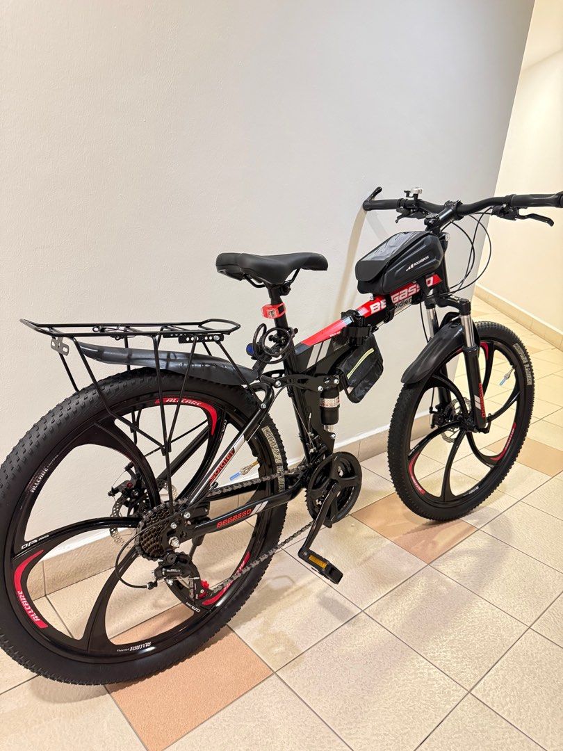 BEGASSO Soldier Folding Mountain Bike, Sports Equipment, Bicycles ...