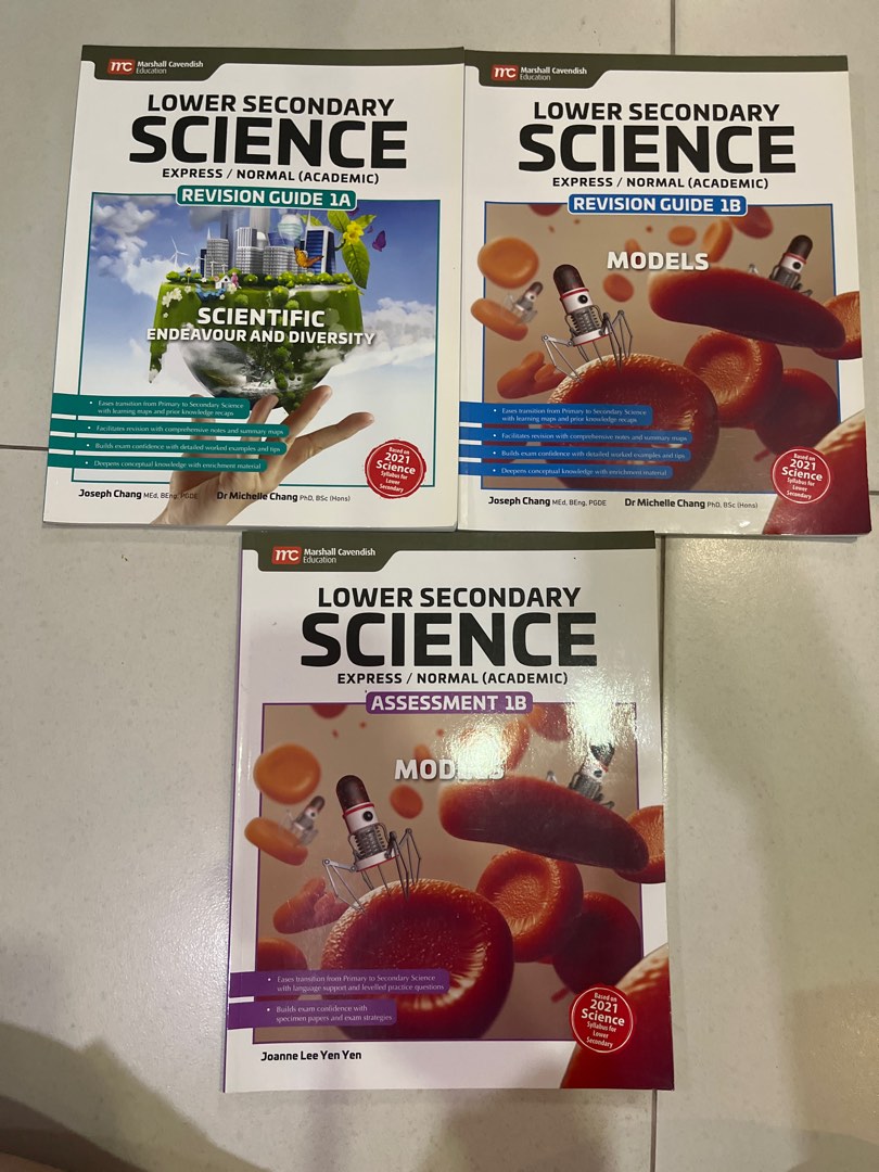 BN Lower Secondary Science Revision Guide 1A/1B & Assessment 1B, Hobbies & Toys, Books ...