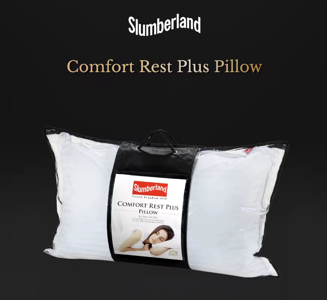 Brand New Slumberland Comfort Rest Plus Pillows - Premium Support ...