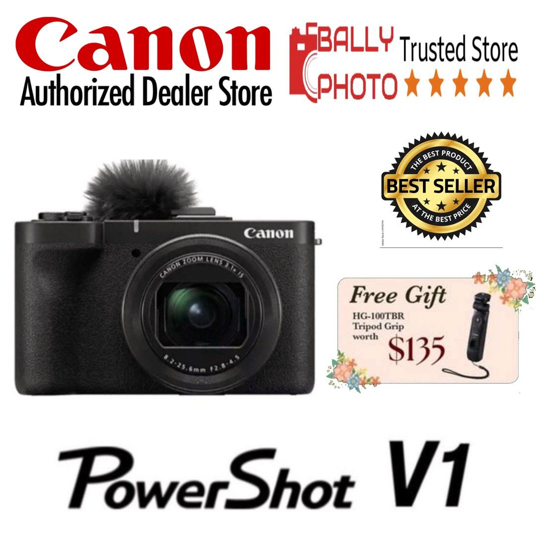 Canon Powershot V1 Digital Camera, Photography, Cameras on Carousell