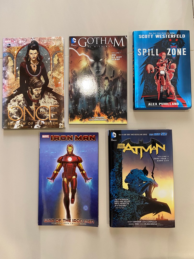 Comic Book Collection: Batman, Iron Man, Gotham, Spill Zone, Once Upon ...