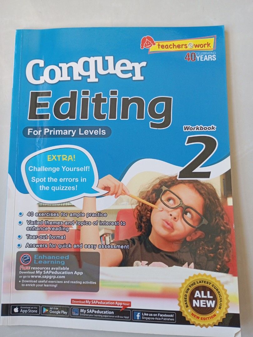 Conquer Editing Workbook 2 - Primary Levels, Hobbies & Toys, Books & Magazines, Assessment Books ...