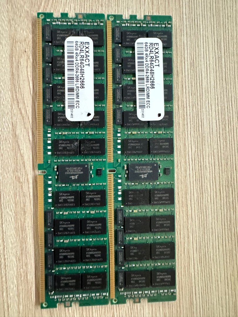 DDR4 ECC RDIMM Modules, Computers & Tech, Parts & Accessories, Other ...