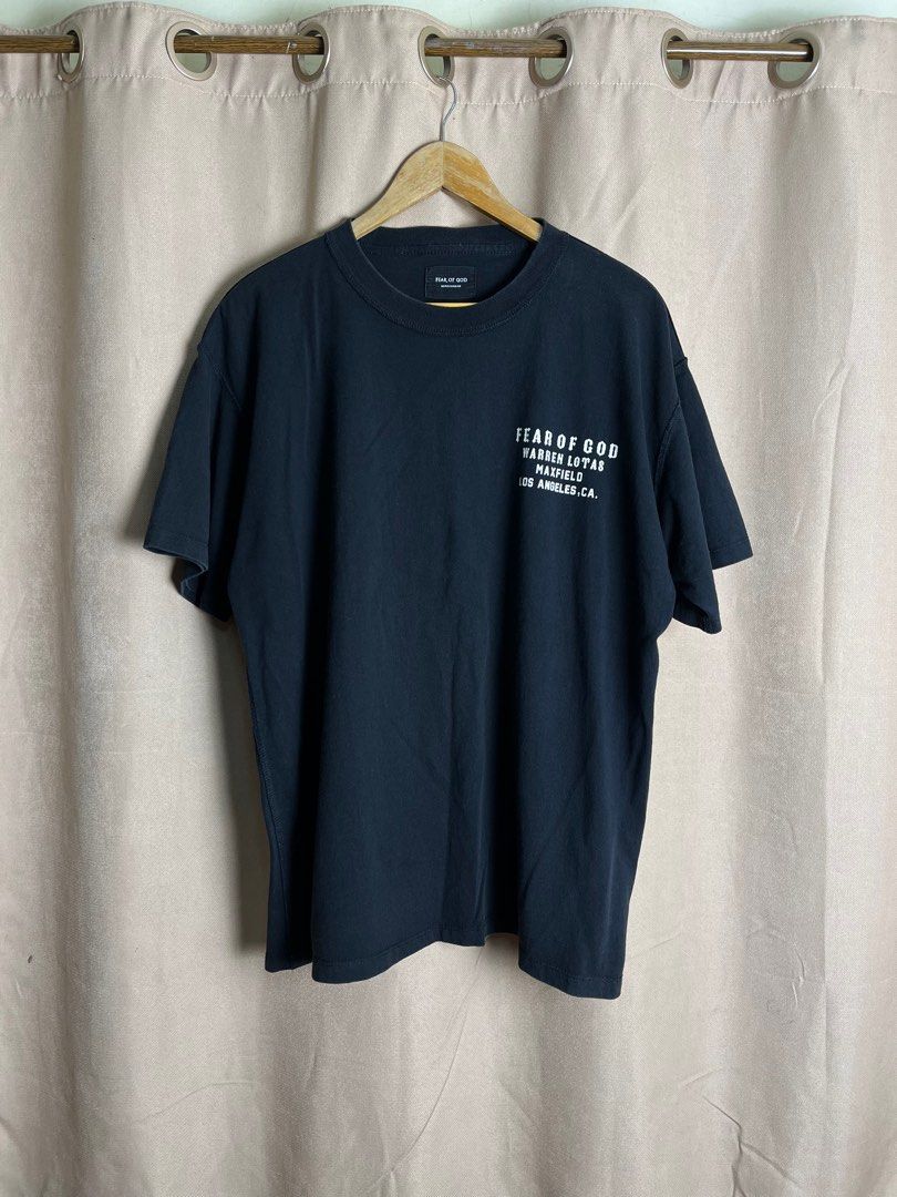 Fear of God Warren Lotas Maxfield T-shirt, Men's Fashion, Tops & Sets ...