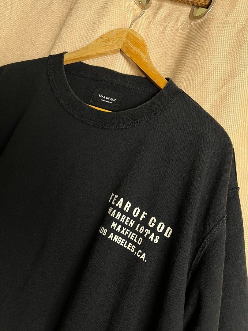 Fear of God Warren Lotas Maxfield T-shirt, Men's Fashion, Tops & Sets ...