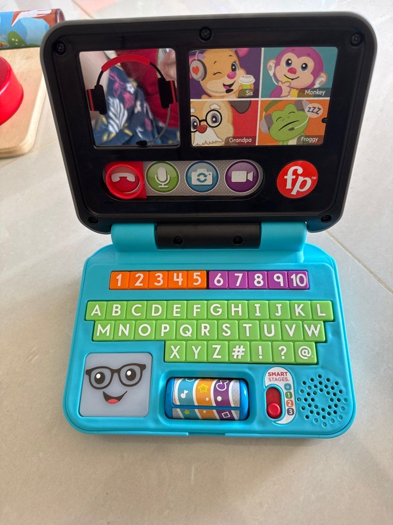Fisher-Price Laugh & Learn Smart Stages Laptop, Hobbies & Toys, Toys ...