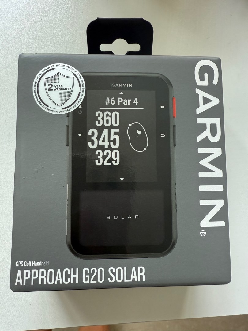 Garmin Approach G20 Solar GPS Golf Handheld, Sports Equipment, Sports ...