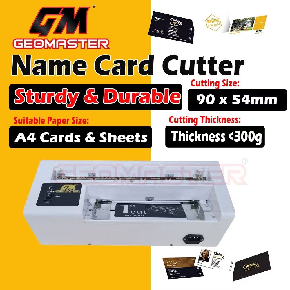 Geomaster Name Card Cutter Machine, Computers & Tech, Office & Business ...