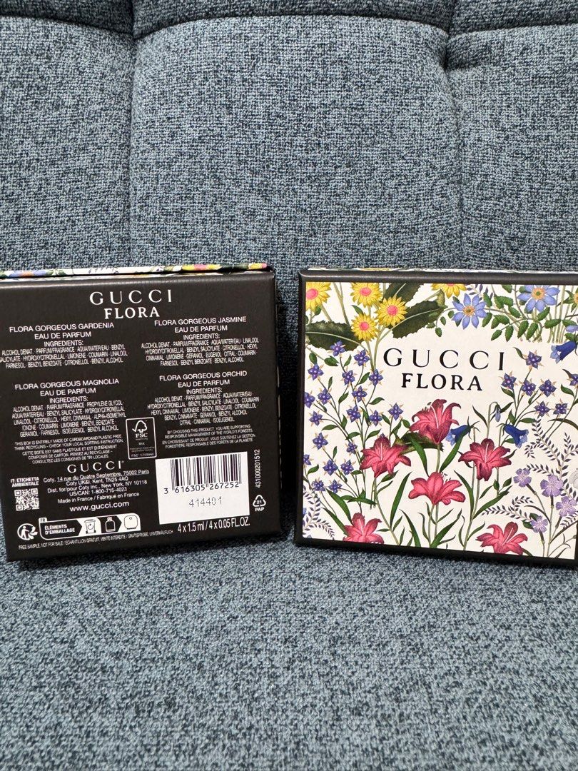 Gucci Flora Miniature Perfume Set, Beauty & Personal Care, Fragrance ...