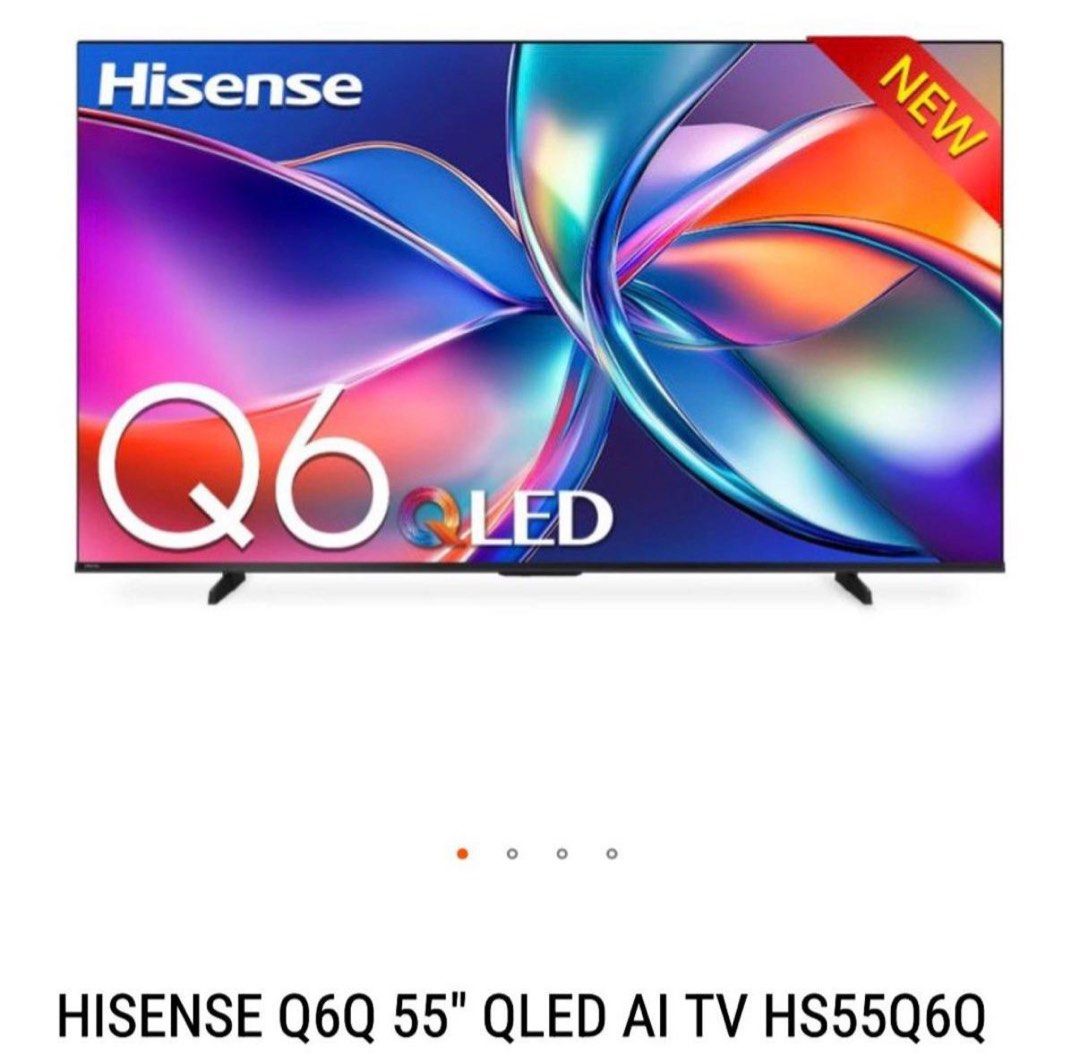 Hisense Q6 Series 55" QLED AI TV - Brand New, TV & Home Appliances, TV ...