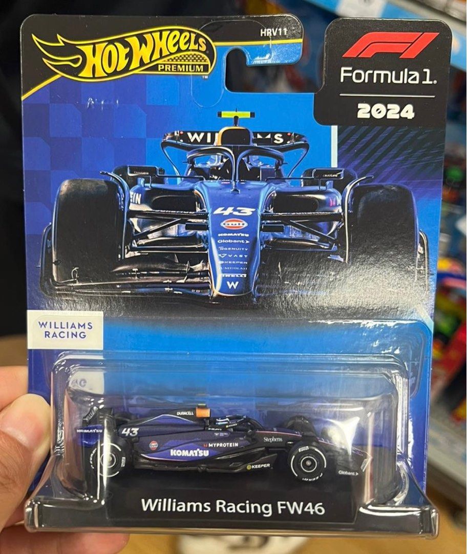 Hot Wheels Formula 1 Premium Collection Racing 2024 FW 46, Hobbies ...