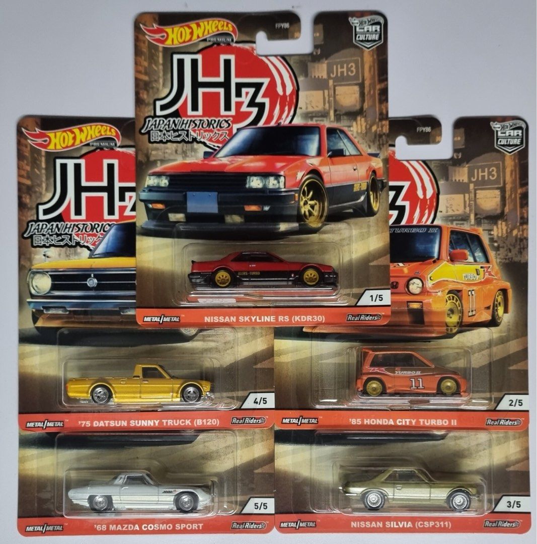 1:64 Hot Wheels Premium Japan Historics 3 Car Culture Set, Hobbies & Toys, Toys & Games on Carousell