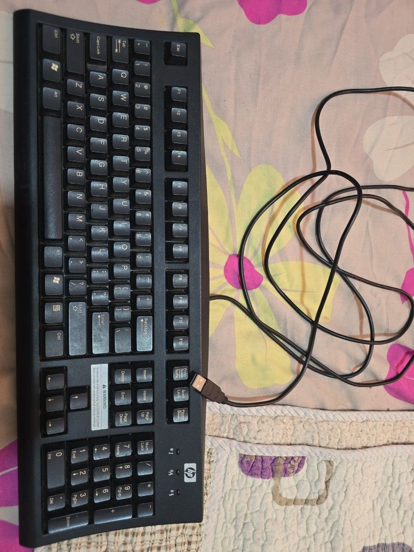 HP Standard USB Keyboard, Computers & Tech, Parts & Accessories ...