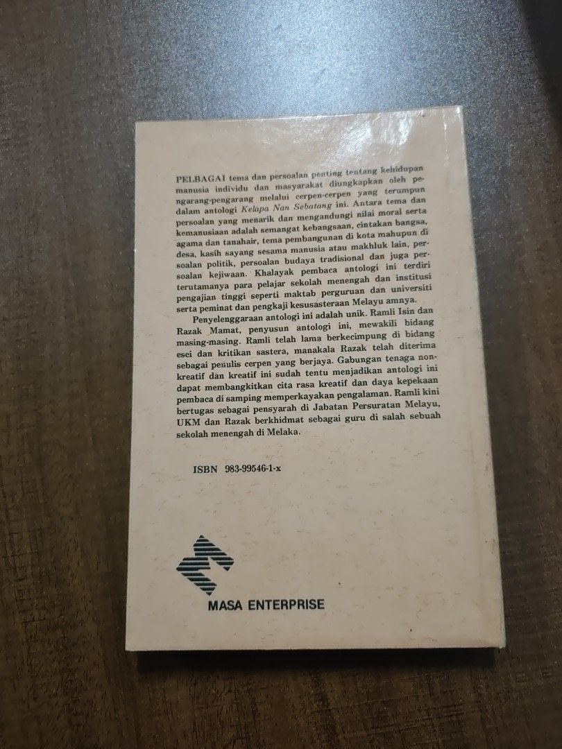 Kelapa nan Sebatang 1990 - ramli isin/Razak Mamat, Hobbies & Toys ...