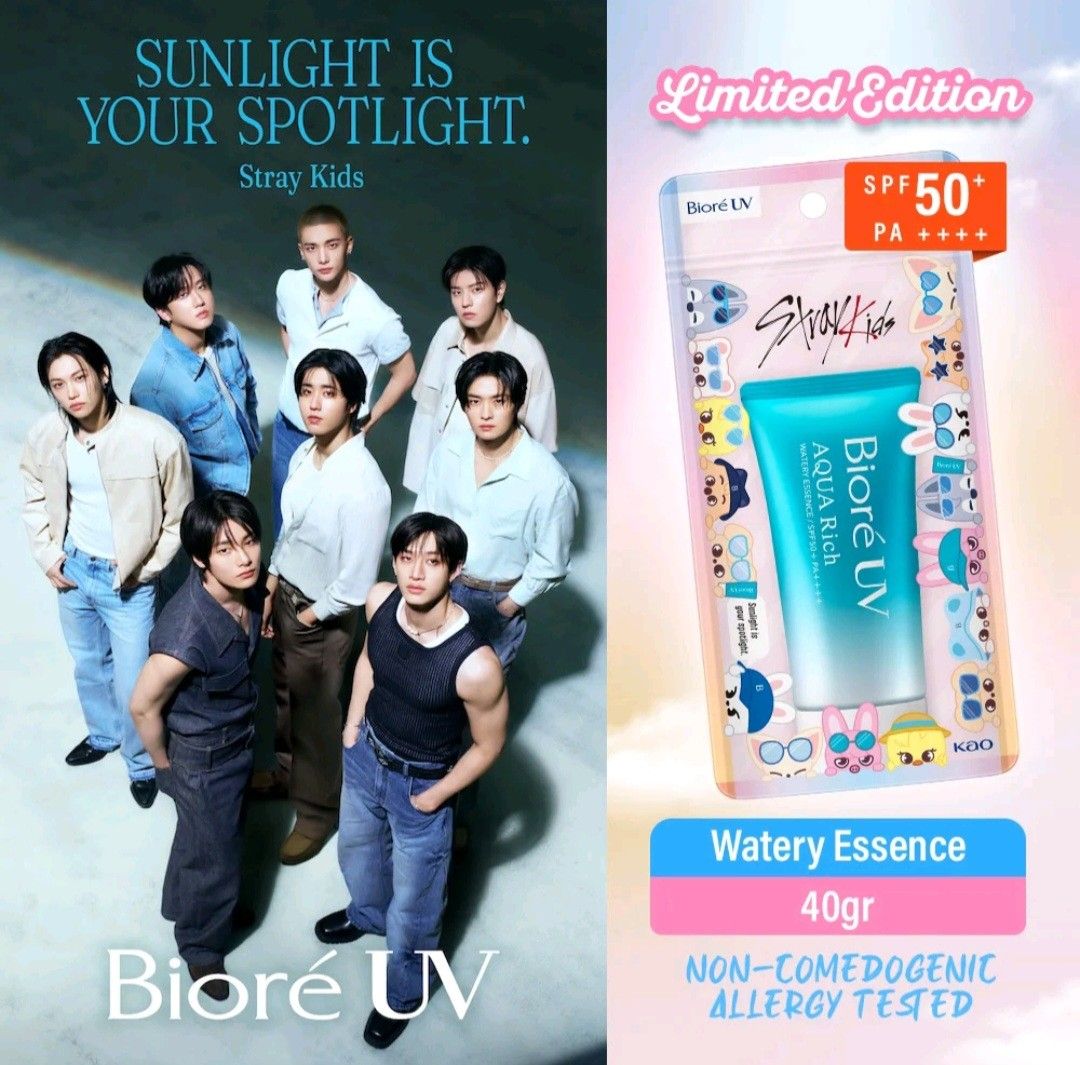 Limited Edition Biore UV Aqua Rich Watery Essence SPF 50 PA ++++ x ...