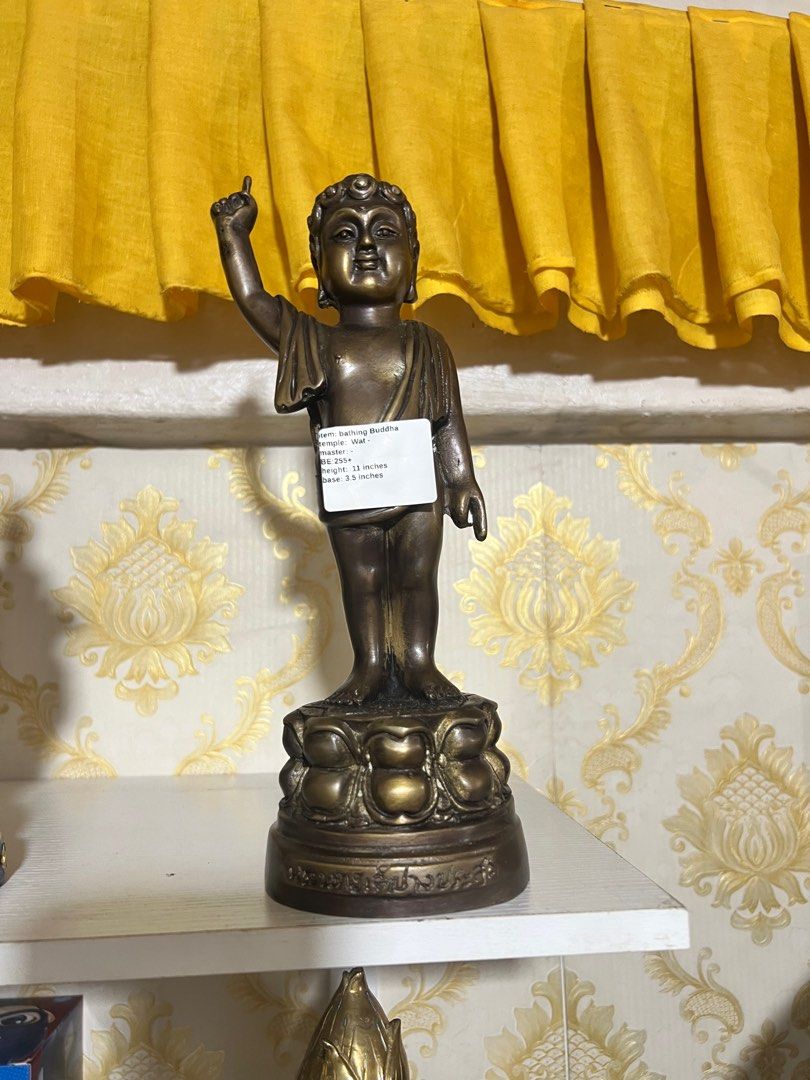 Little Buddha Shakyamuni Standing Child Buddha Bathing the Buddha Young ...