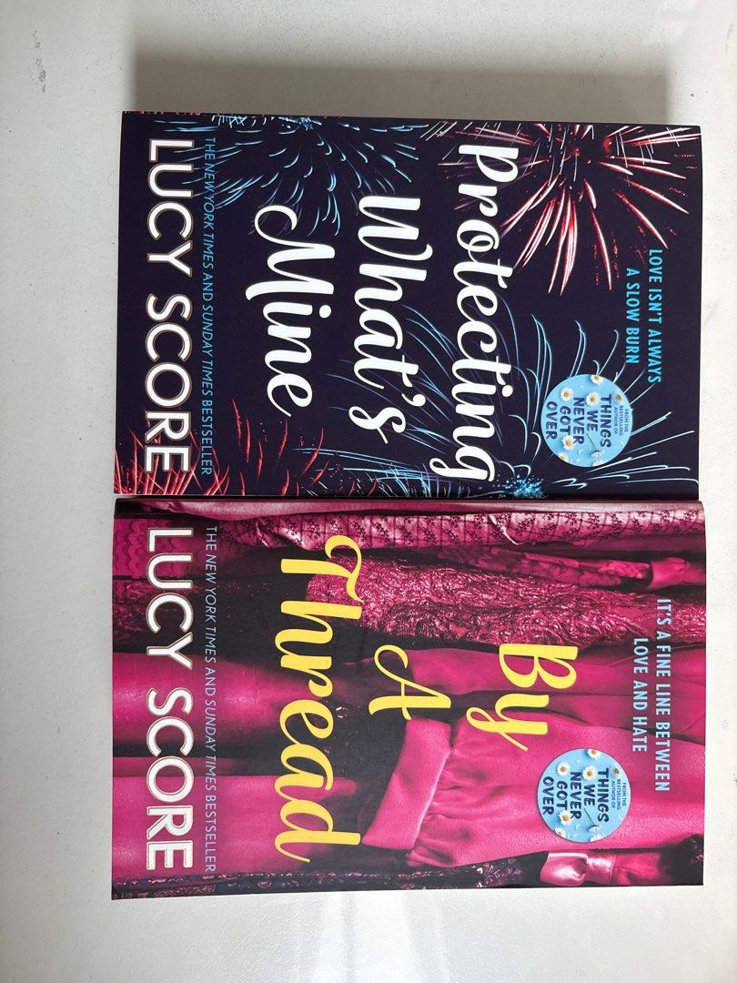 Lucy Score Books - Protecting What's Mine & By A Thread, Hobbies & Toys ...