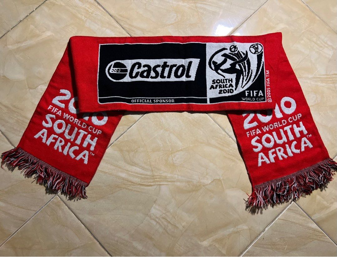 Mafla scarf castrol fifa world cup 2010, Hobbies & Toys, Collectibles ...