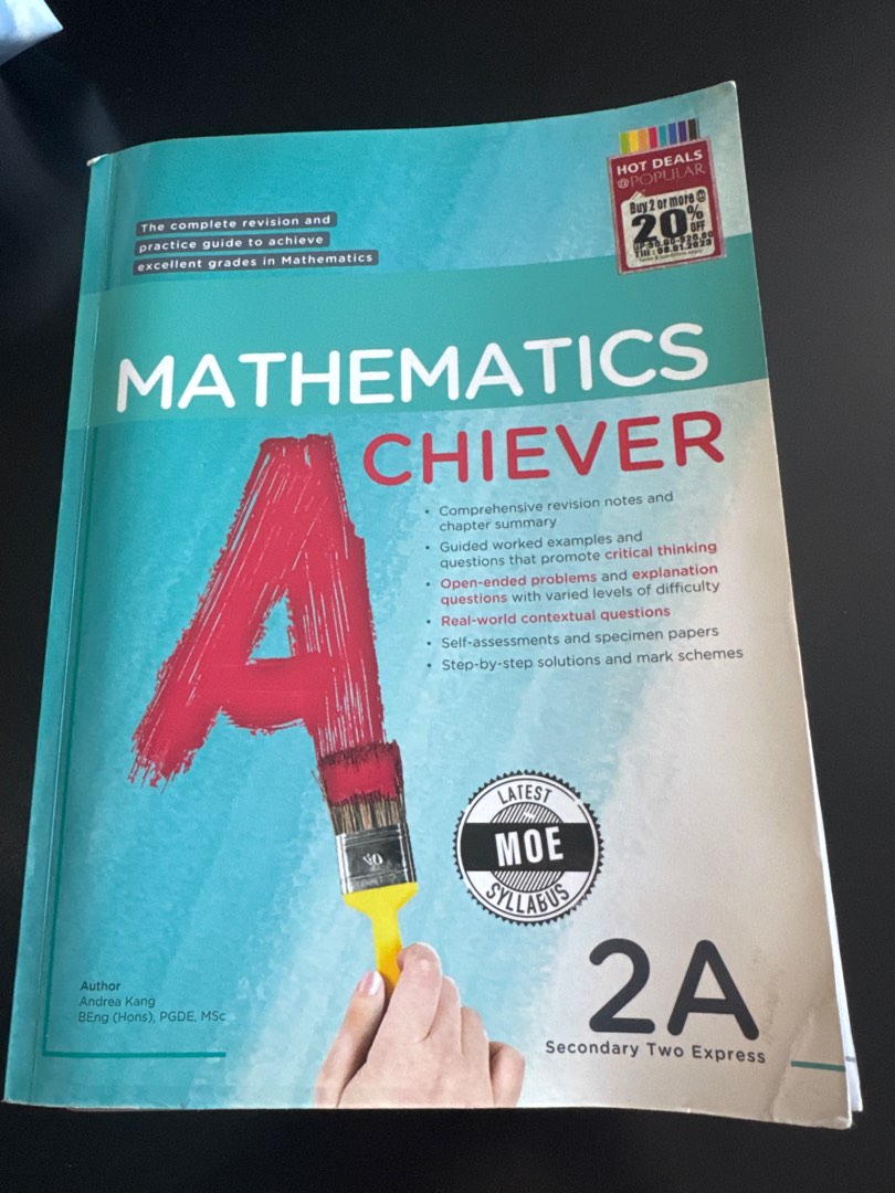 Mathematics Achiever 2A Textbook, Hobbies & Toys, Books & Magazines ...