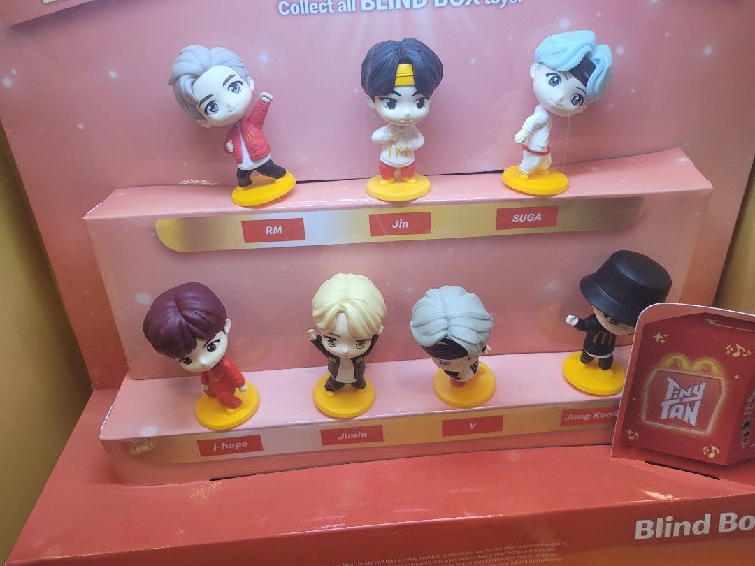 McDonald's BTS TinyTAN Blind Box Figurines, Hobbies & Toys, Memorabilia ...