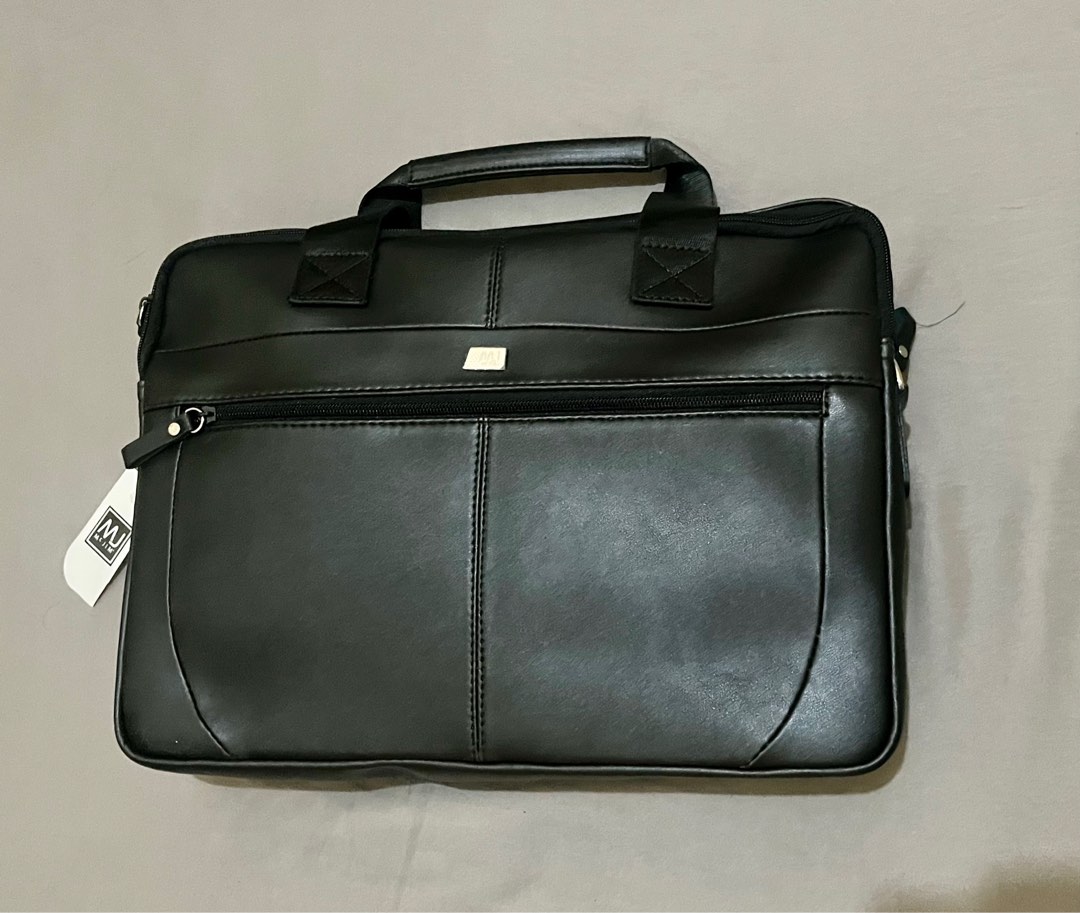 McJim Classic Leather Laptop Bag / Briefcase, Men's Fashion, Bags ...