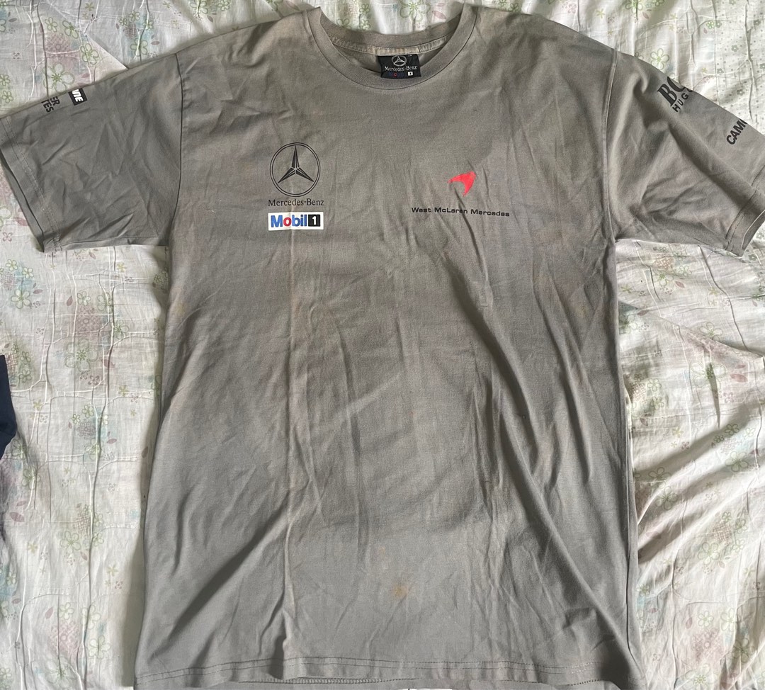 MERCEDES-BENZ MOBIL 1, Men's Fashion, Tops & Sets, Tshirts & Polo ...