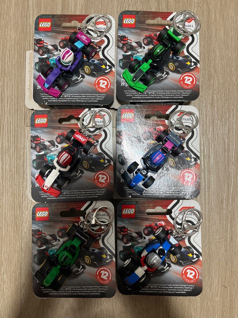 Mini LEGO Formula 1 Keychain - Collectible, Hobbies & Toys, Toys ...