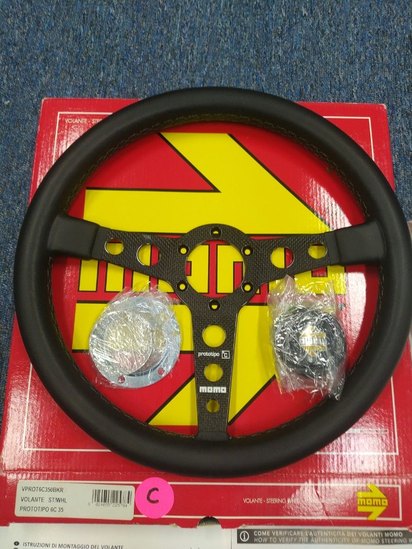 Momo Prototipo 6C 350mm (Rare), Car Accessories, Accessories on Carousell