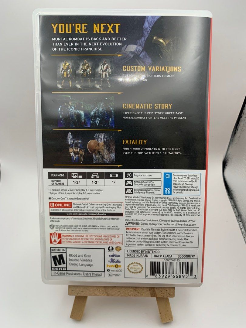 Mortal Kombat 11 - Nintendo Switch, Video Gaming, Video Games, Nintendo ...