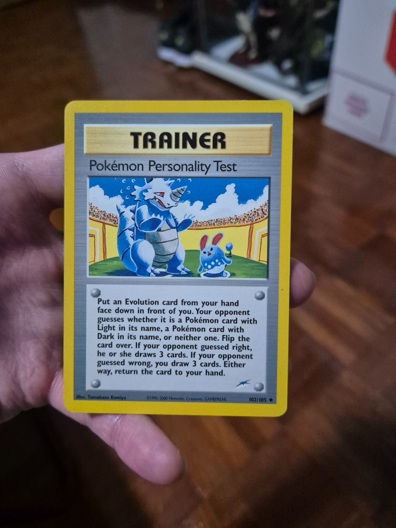 (NOT MINT) Pokemon Personality Test #102 Pokemon Neo Destiny Pokemon ...