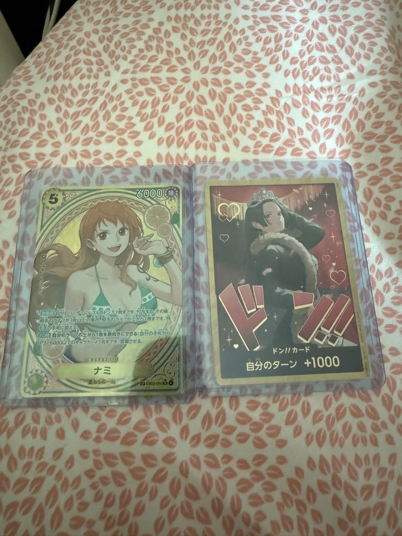 One Piece Card Game - Nami SP & BOA Gold Don, Hobbies & Toys, Toys ...