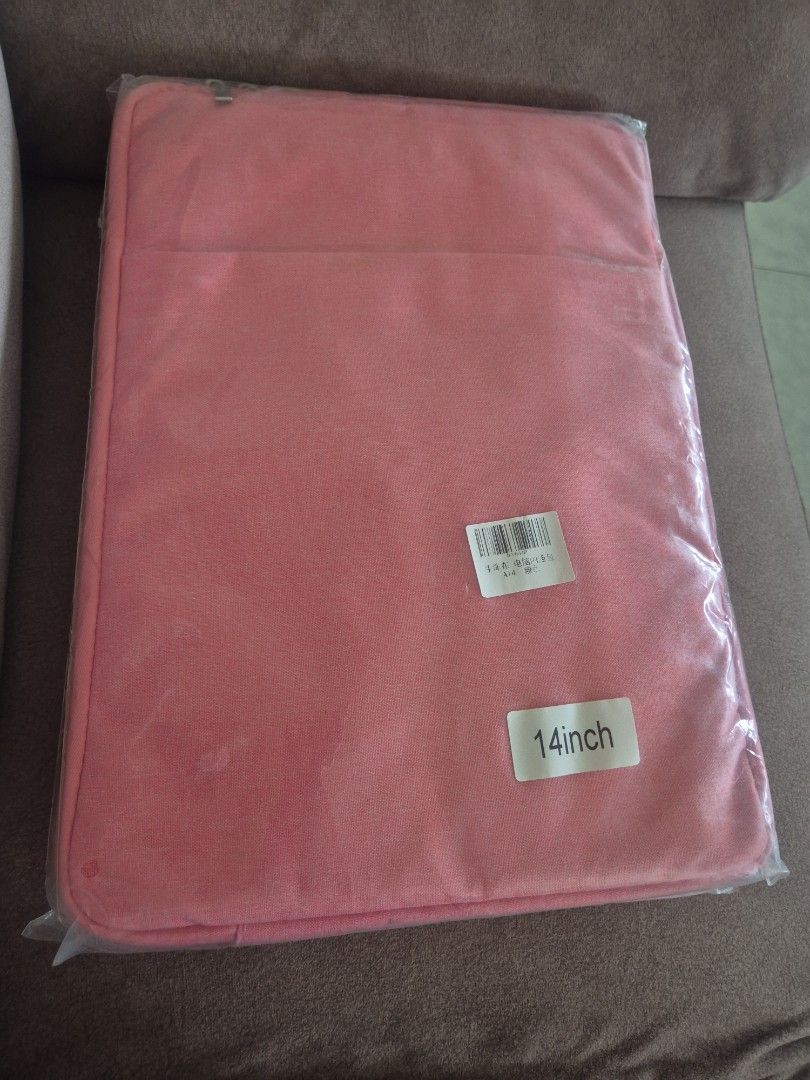 Pink 14 inch Laptop Sleeve, Computers & Tech, Parts & Accessories ...