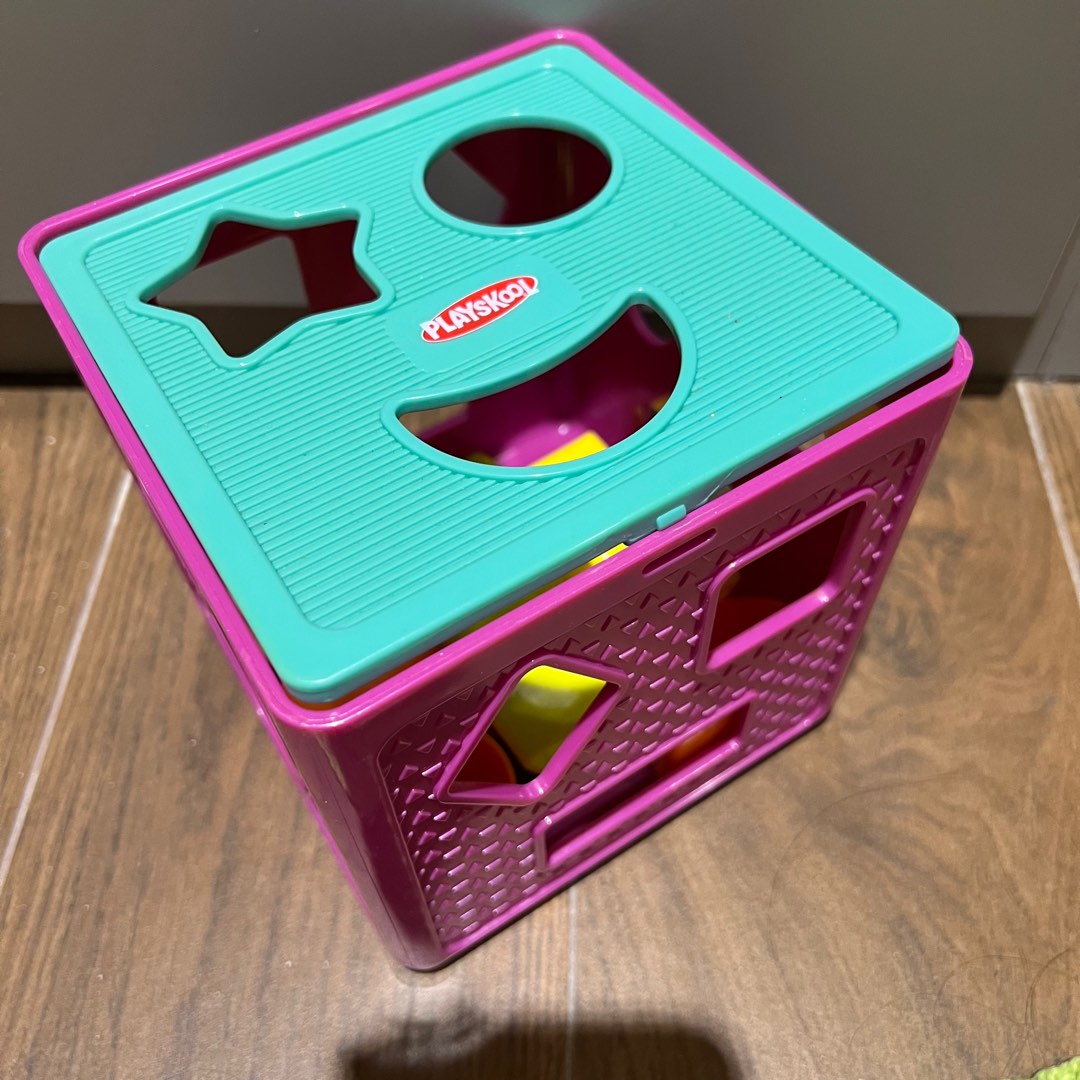 Playskool Shape Sorter Cube, Babies & Kids, Infant Playtime on Carousell