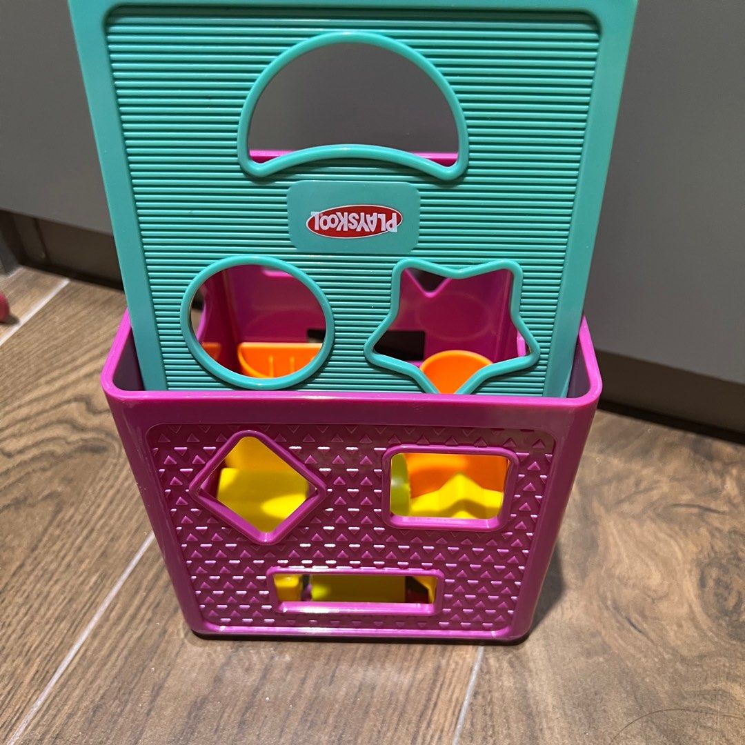 Playskool Shape Sorter Cube, Babies & Kids, Infant Playtime on Carousell