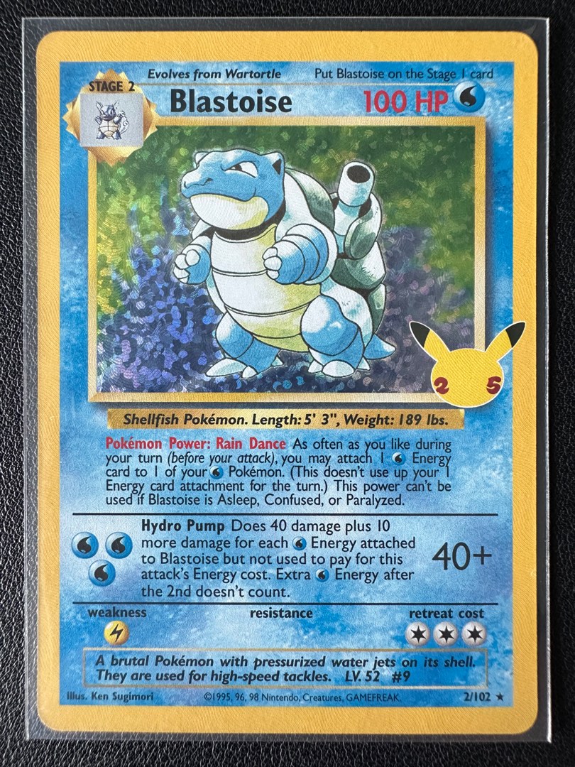 Pokemon Blastoise 25th anniversary, Hobbies & Toys, Toys & Games on ...