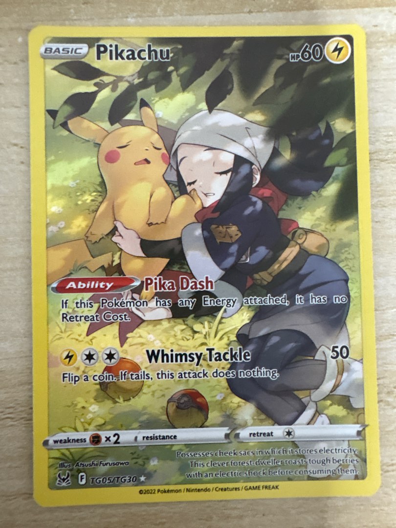 Pikachu TG05 lost origin Pokemon, Hobbies & Toys, Toys & Games on Carousell