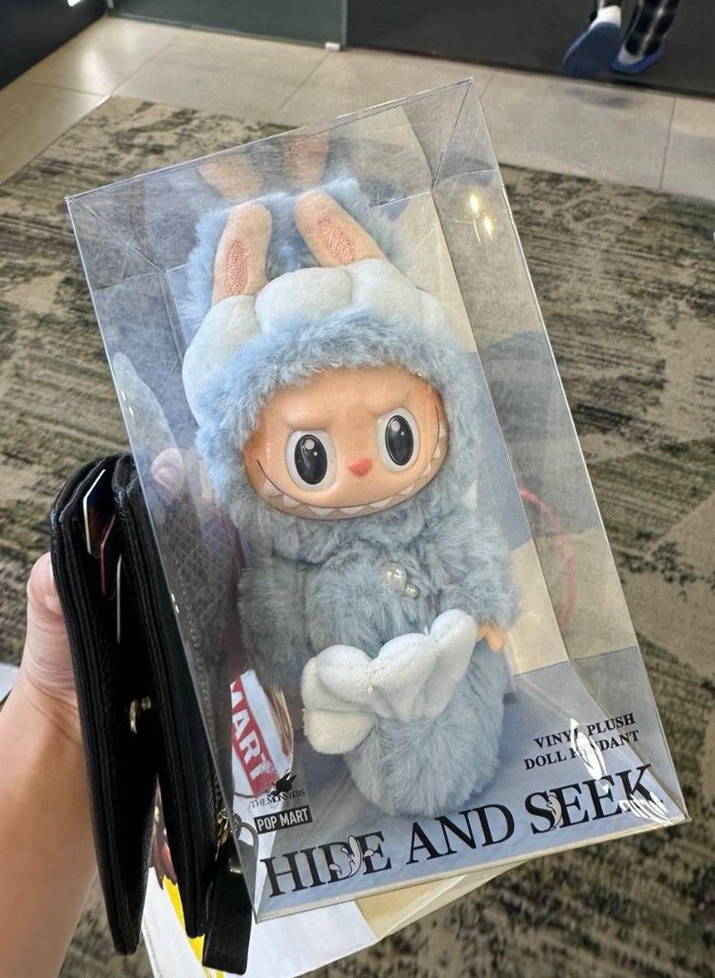 POP MART Hide and Seek Labubu Merbubu Vinyl Plush Doll Pendant, Hobbies ...