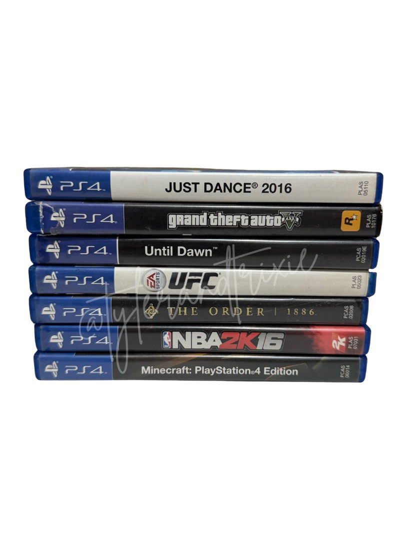 PS4 Games - GTA V, Until Dawn, UFC, NBA 2K16, Just Dance 2016 ...