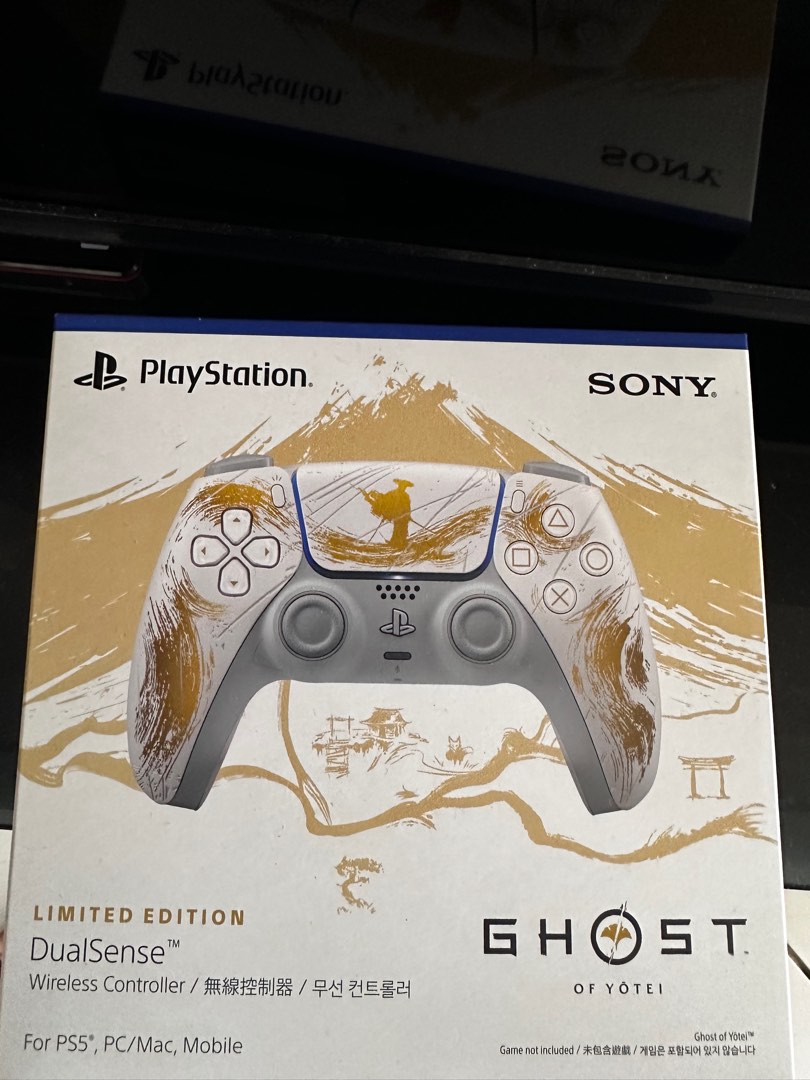 PS5 controller Dualsense Asia Ghost Of Yotei gold Limited Edition ...