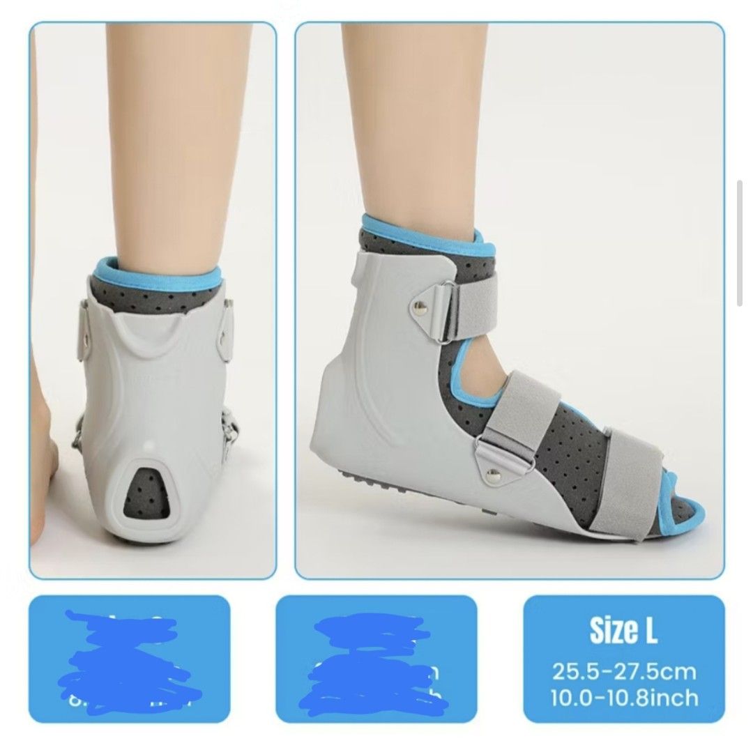 Right Foot Brace Ankle Support, Health & Nutrition, Braces, Support ...