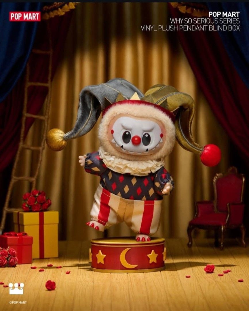 SECRET! POP MART Why So Serious Series Vinyl Plush, Hobbies & Toys ...