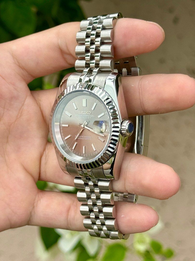 SEIKO MOD DATEJUST, Luxury, Watches on Carousell