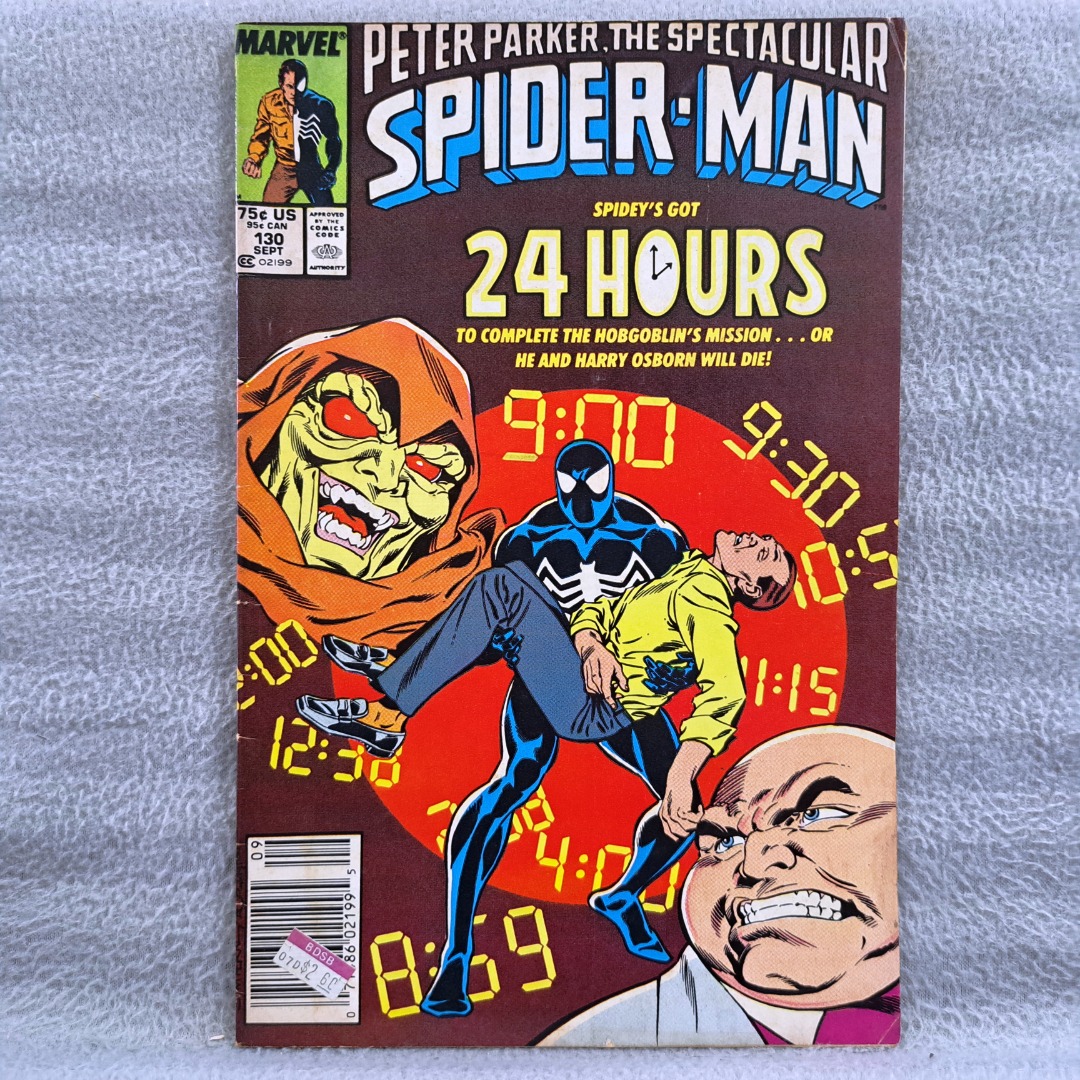 Spectacular Spider-Man #130 Newsstand (1st Series Marvel Comics) Bob ...