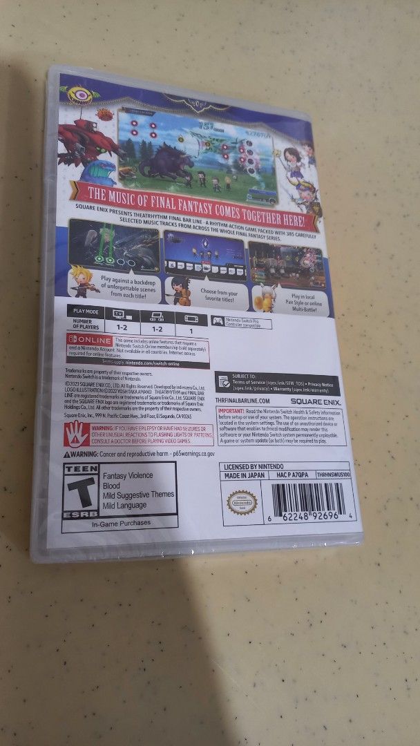 Final Fantasy Theatrhythm Final Bar Line - Nintendo Switch Game, Video ...