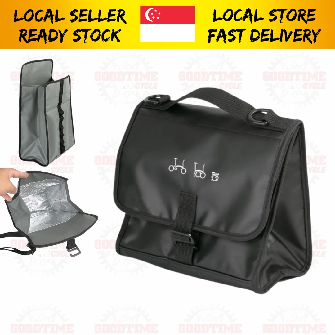 Thermal Front Block Bag Pig Nose Insulated Bag Brompton Folding Bike ...