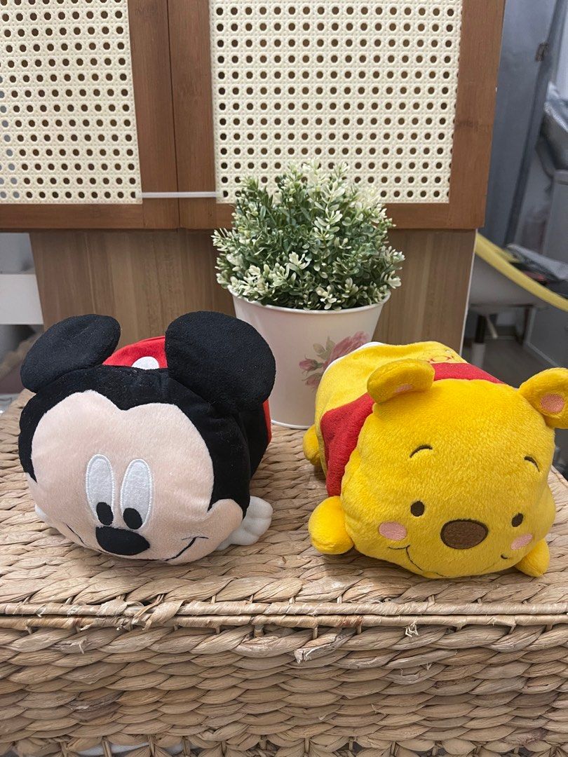 Tissue holder - mickey mouse and winnie the pooh, Everything Else on ...
